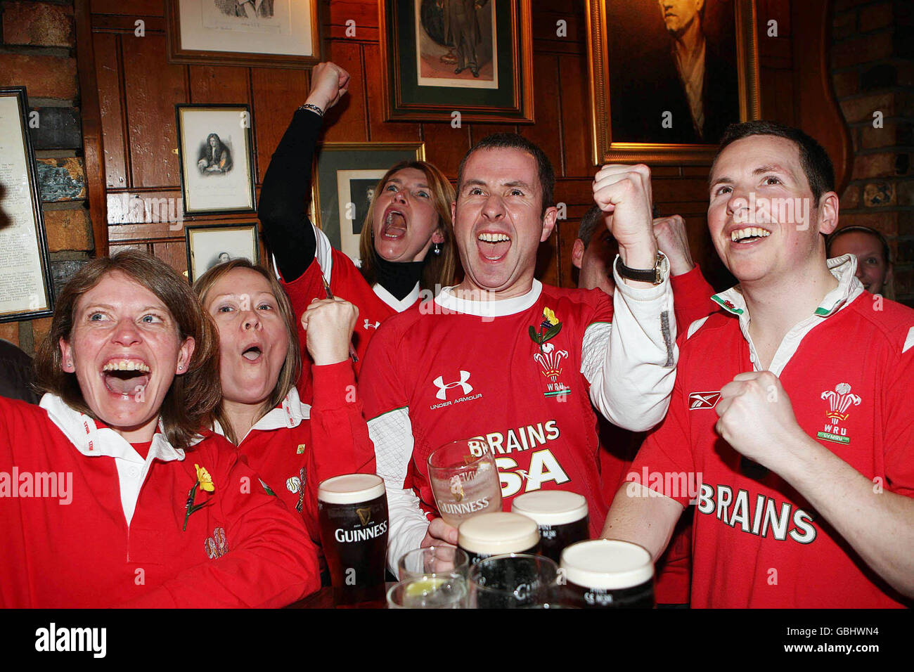 Wendy williams steve davies garri powell and tim rees hi-res stock ...