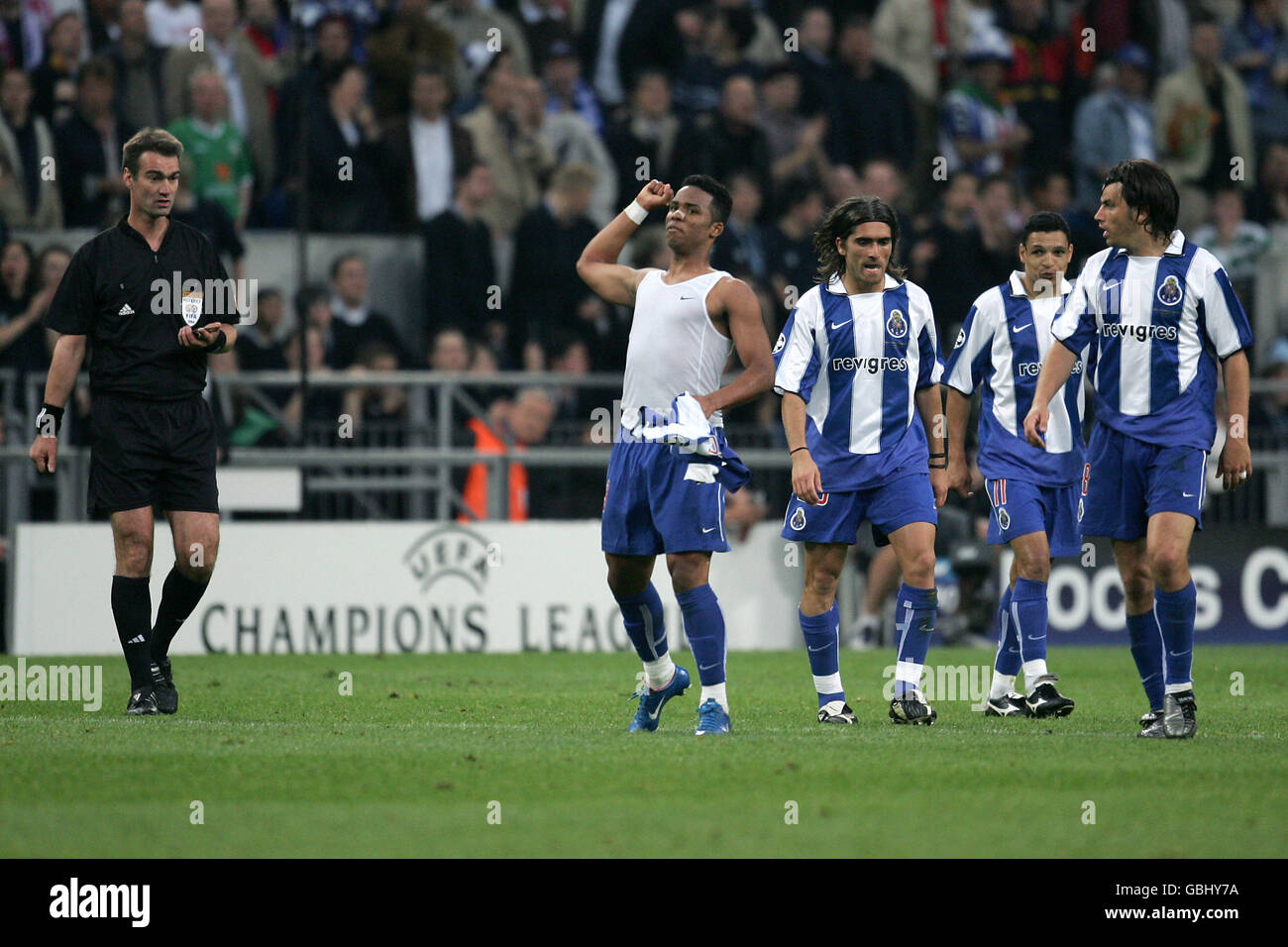 Soccer - UEFA Champions League - Final - Monaco v FC Porto Stock Photo ...