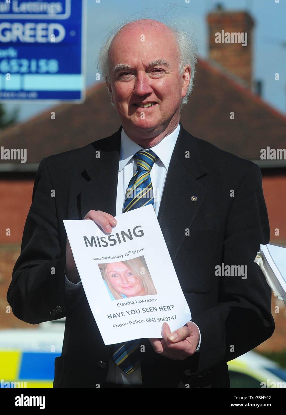 The father of missing claudia lawrence hi-res stock photography and ...