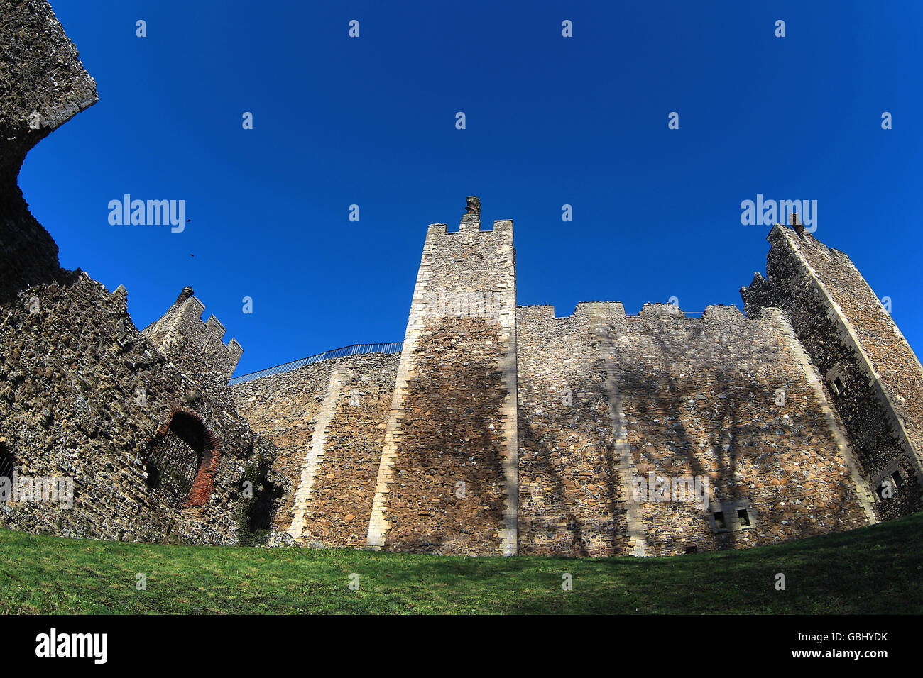 General Stock - Suffolk Landmarks. General view of Framlingham Castle ...