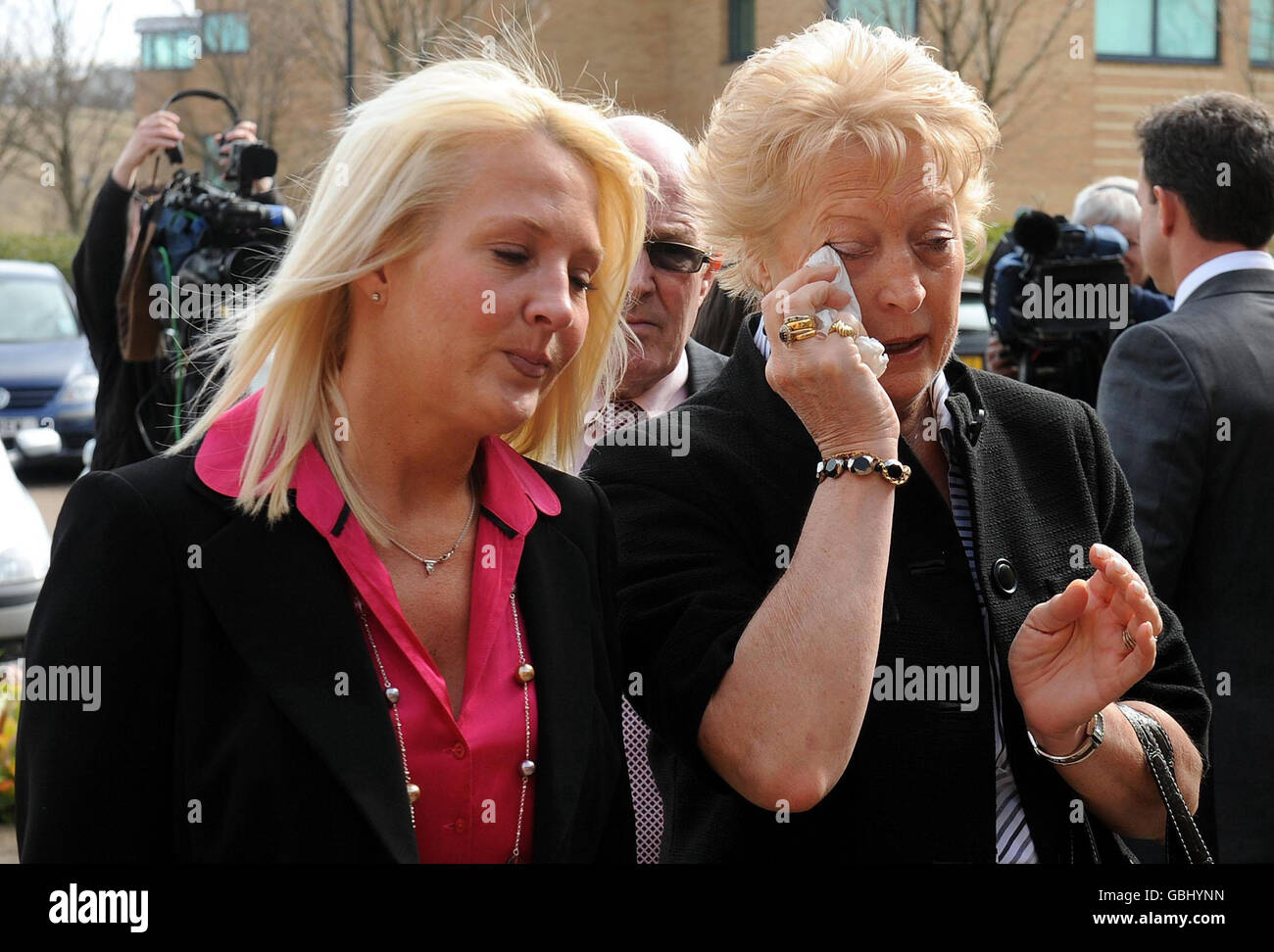 Sharon McCann, sister, and mother Pauline McCann, whose son Paul McCann ...