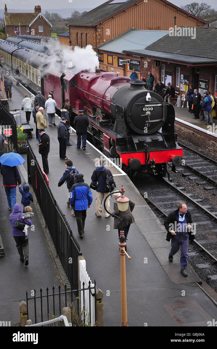 LMS 6100 Royal Scot steam engine Stock Photo - Alamy