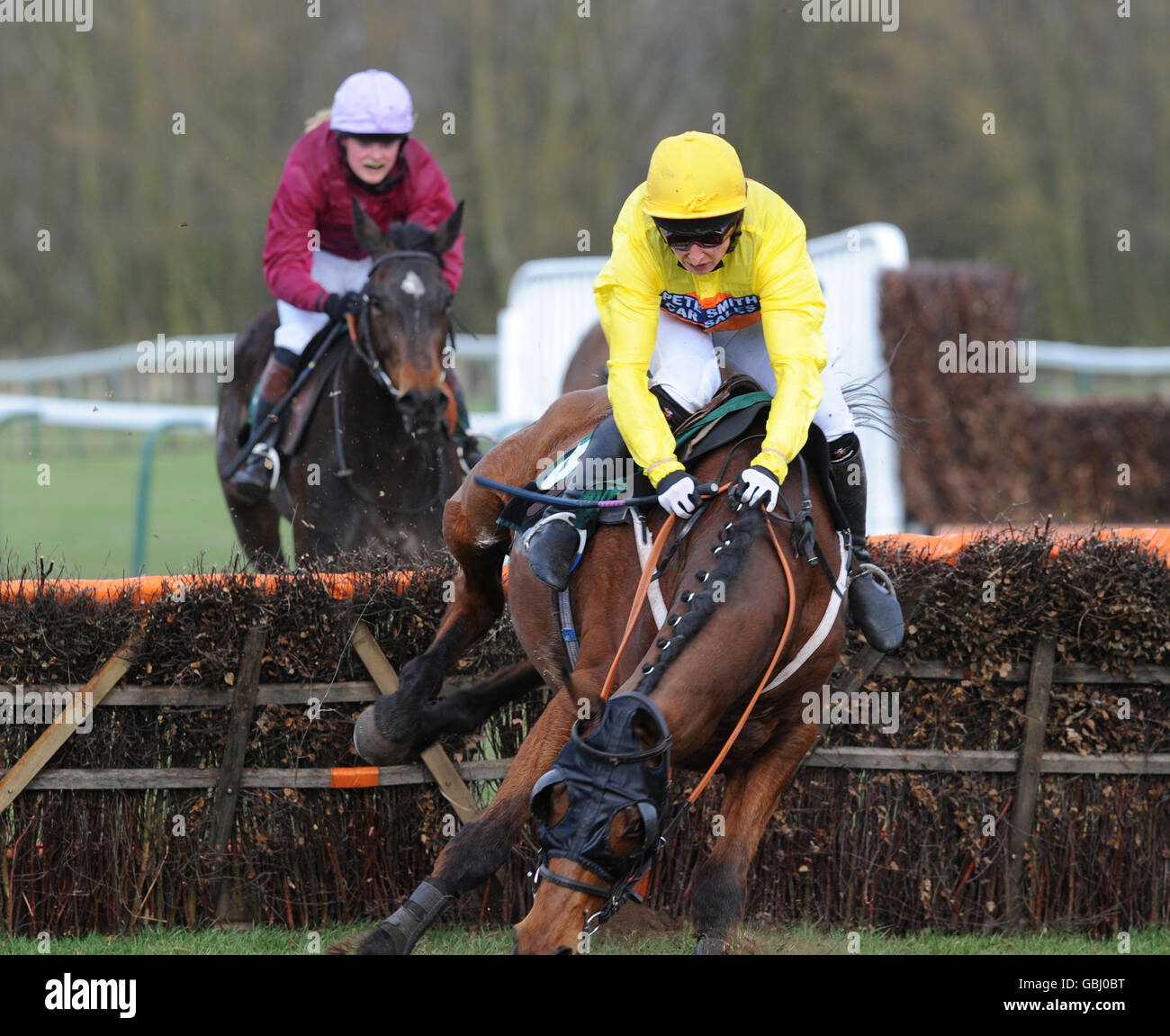 Horse Racing - Towcester Racecourse Stock Photo - Alamy
