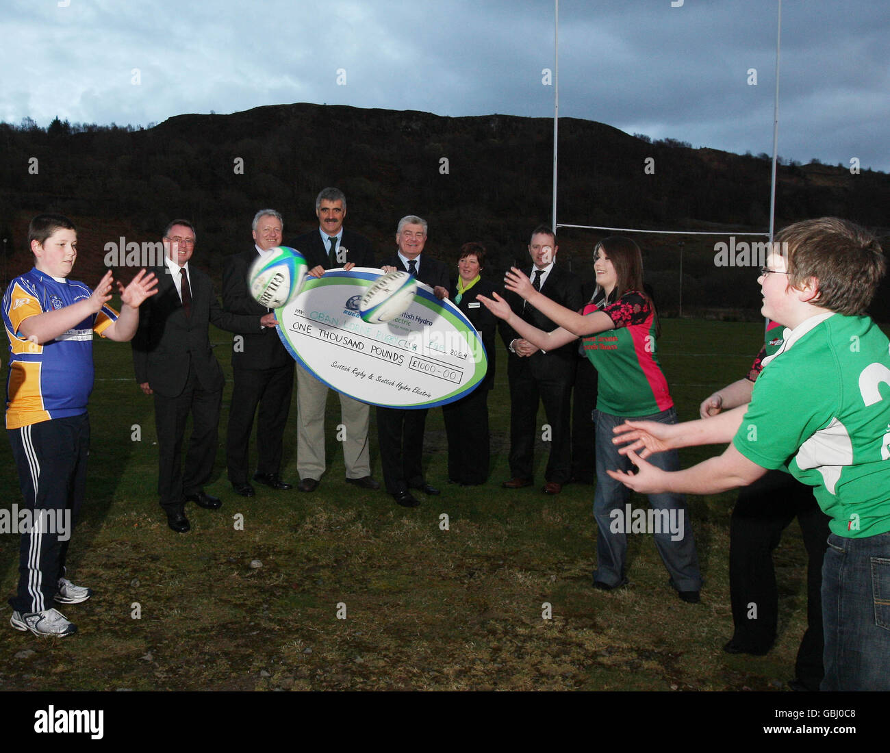 Scottish rugby union club month presentation hi-res stock photography ...