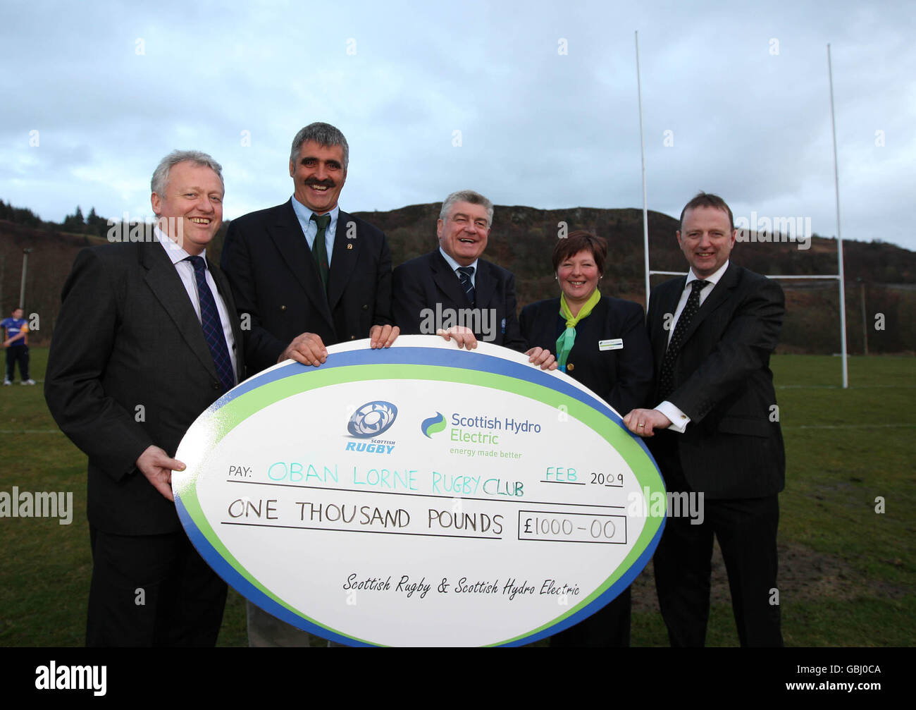 Scottish rugby union club month presentation hi-res stock photography ...