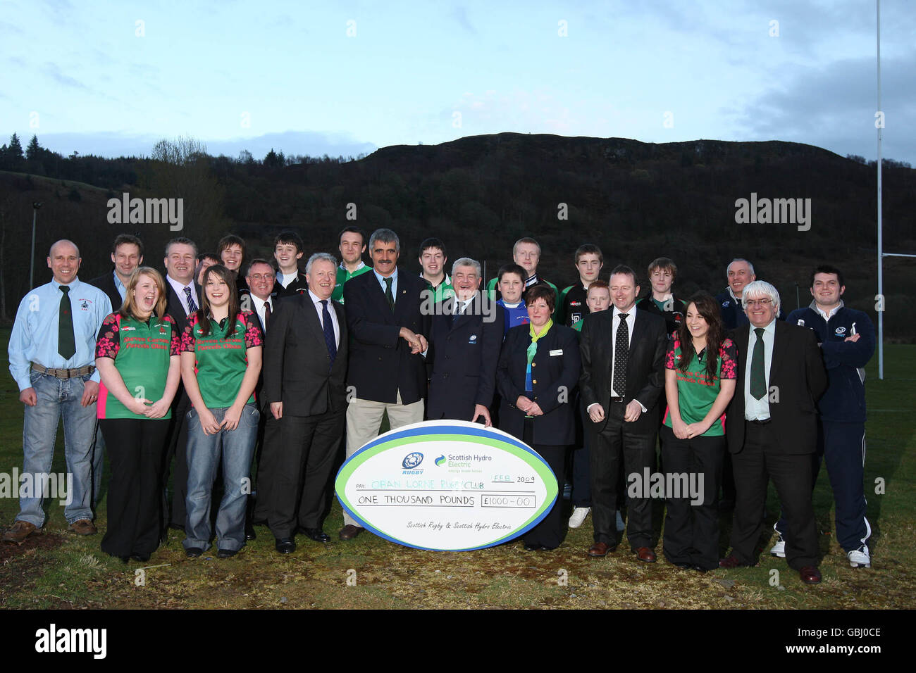 Rugby Union - Scottish Rugby Union - Club of the Month Presentation ...