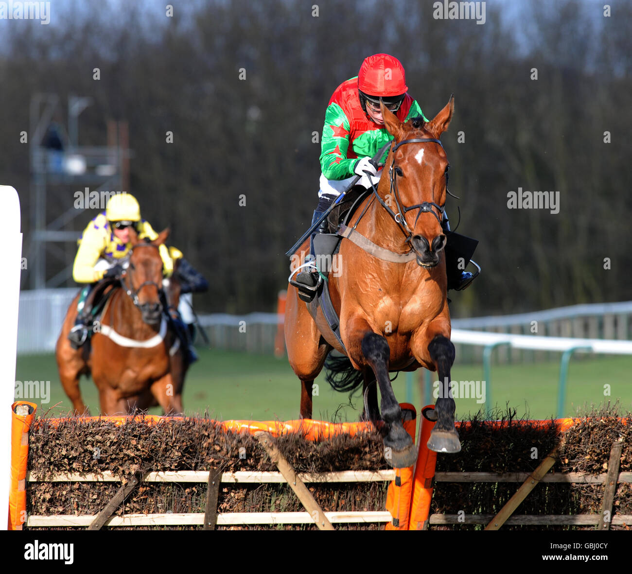 Horse Racing - Towcester Racecourse Stock Photo - Alamy