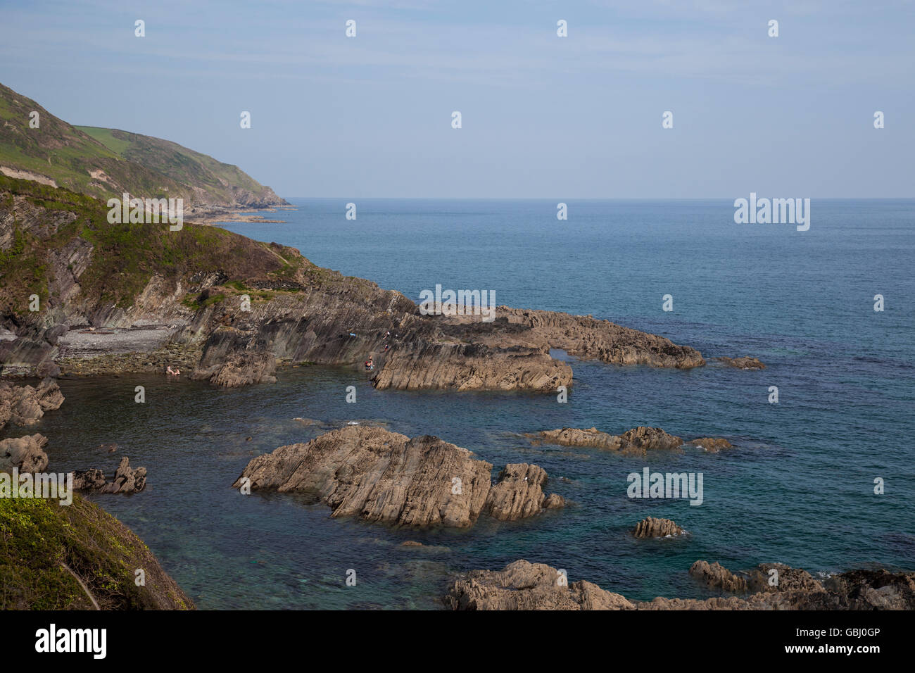Lansallos bay hi-res stock photography and images - Alamy
