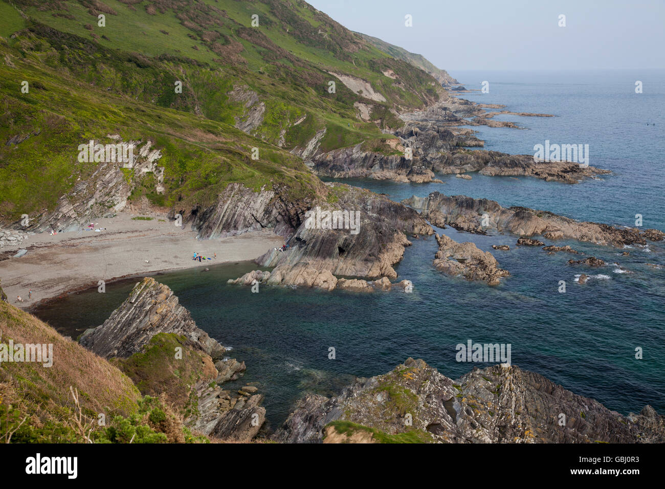 Lansallos bay hi-res stock photography and images - Alamy