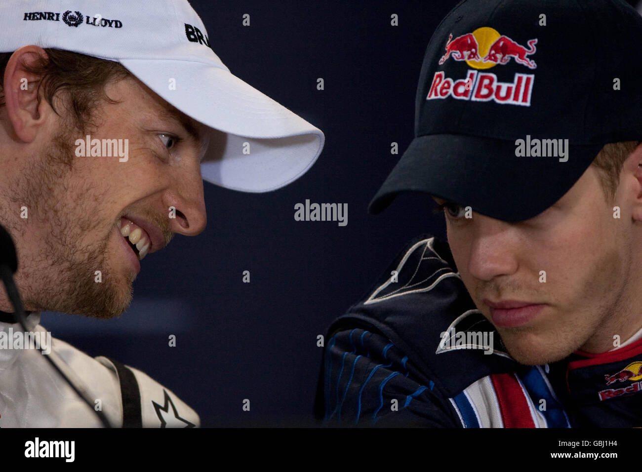 Sebastian vettel jenson button hi-res stock photography and images - Alamy