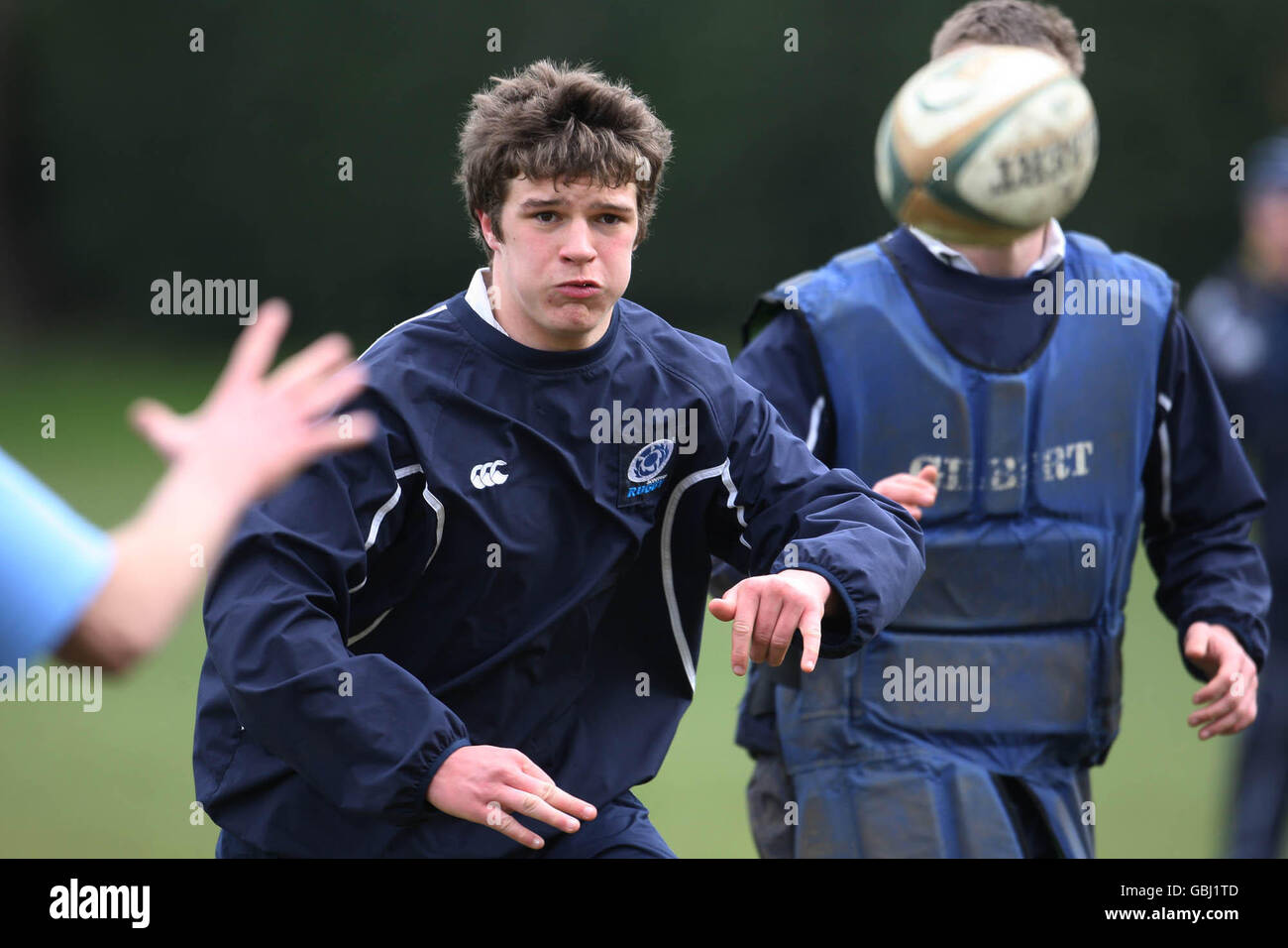Rugby union scotland u17 squad merchiston castle school hi-res stock ...