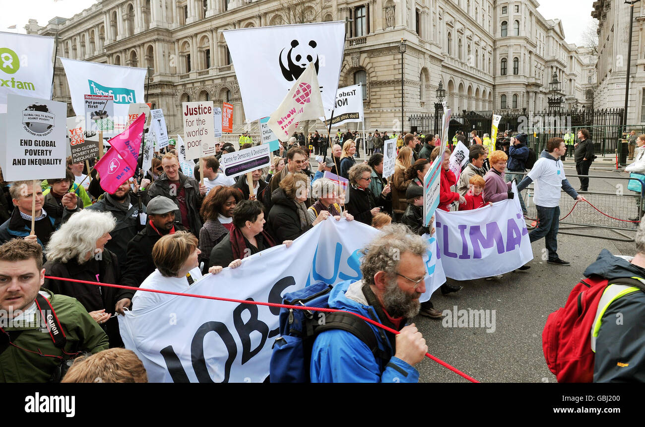 Put People First march Stock Photo - Alamy