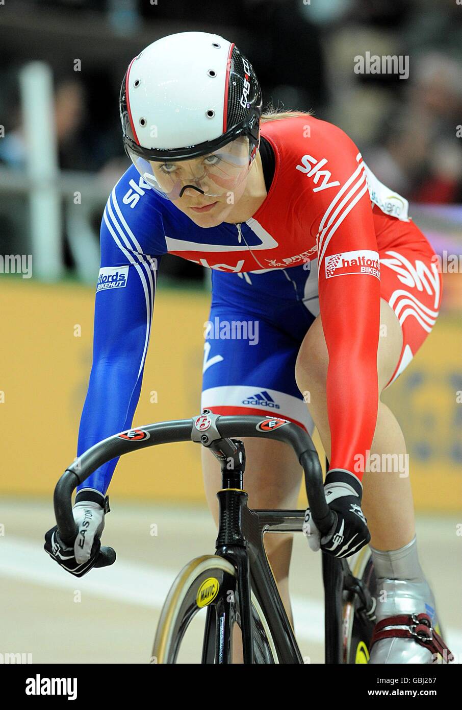 Great Britain's Victoria Pendleton at the 2009 UCI World Track Cycling ...