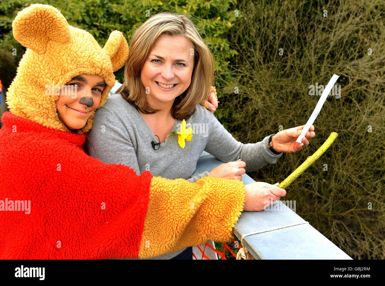 Pippa Wheeler dressed as Winnie the Pooh and children's TV presenter ...
