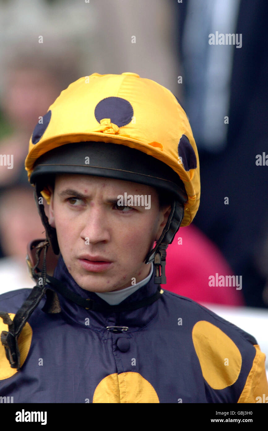 Horse Racing, York Races. Jockey Jamie Mackay Stock Photo - Alamy