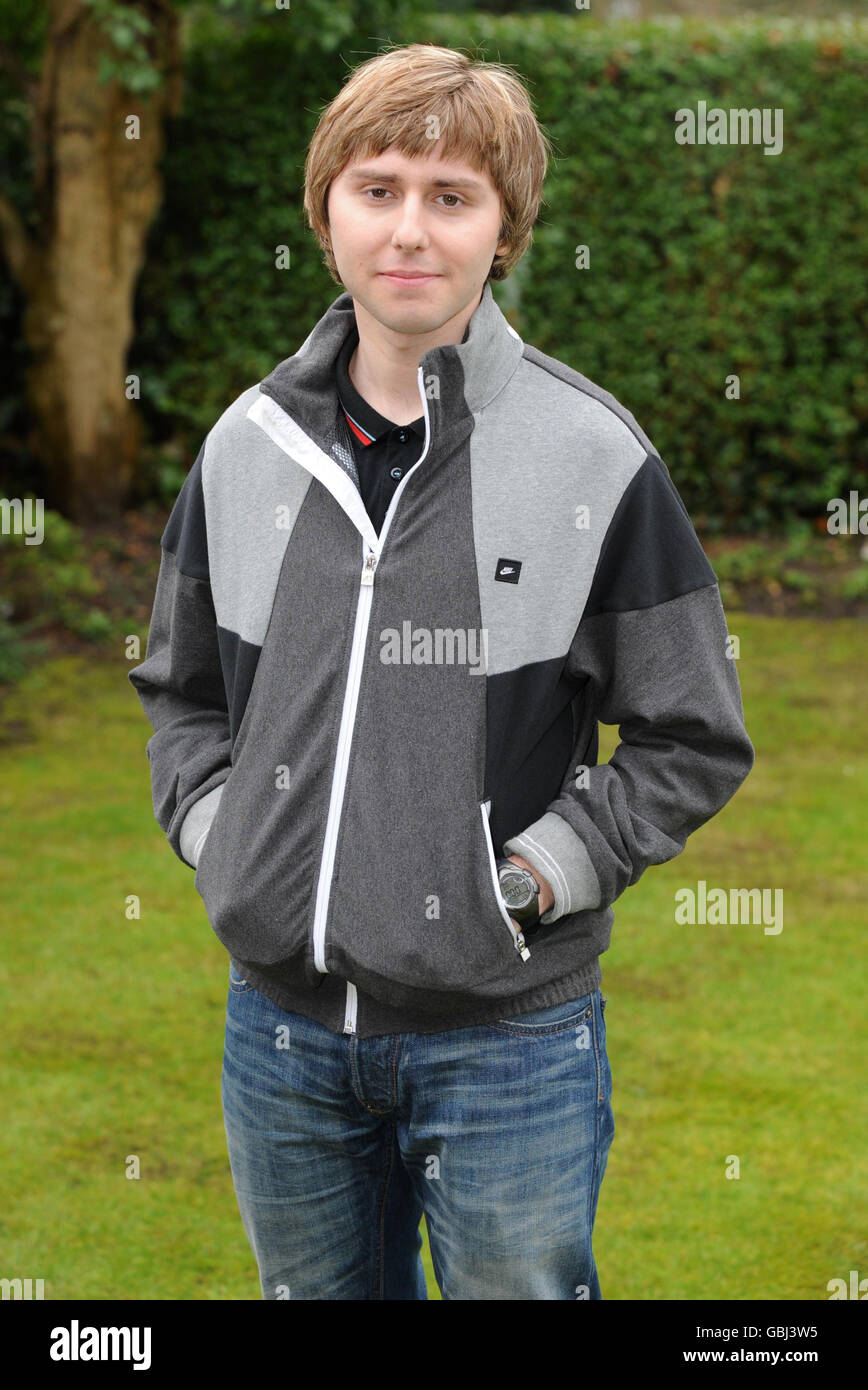 James Buckley, who plays Jay Cartwright, during the filming of the ...