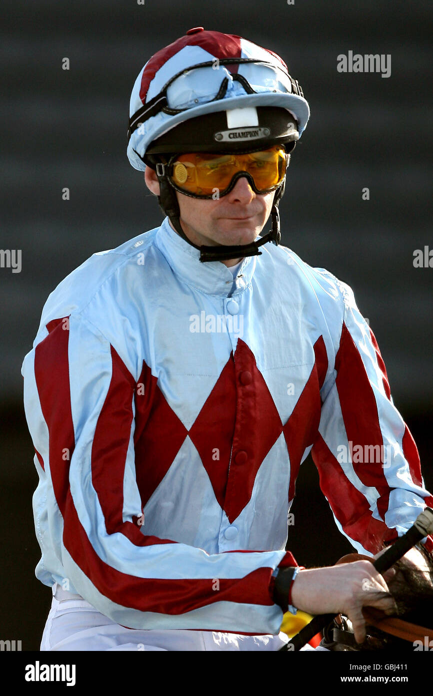 Jockey robert havlin at southwell racecourse hi-res stock photography ...