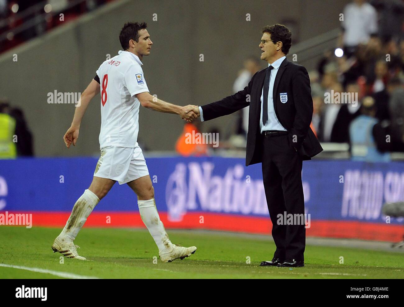 Soccer england wc2010roadtosa hi-res stock photography and images - Alamy