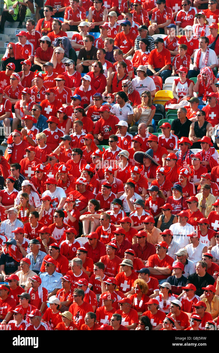 Football euro 2004 fans flag flags hi-res stock photography and images ...