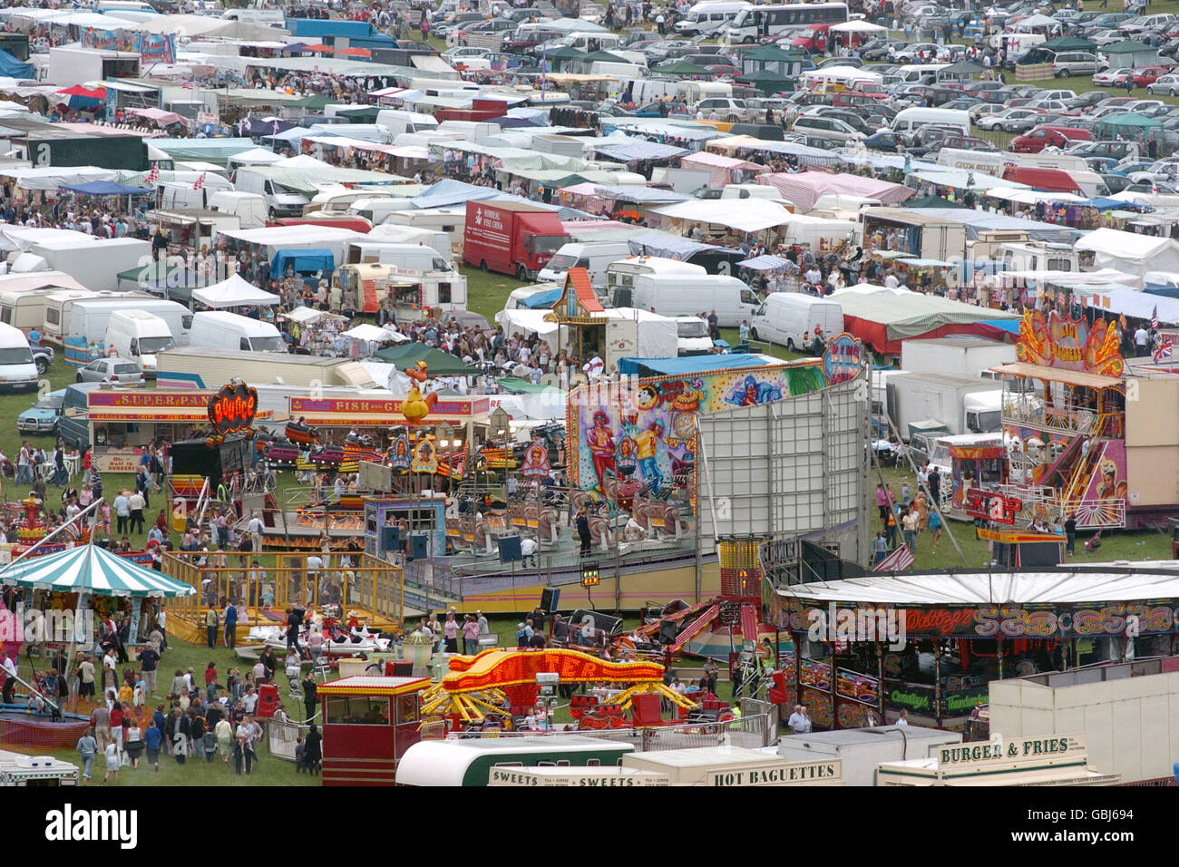 Derby day funfair hi-res stock photography and images - Alamy