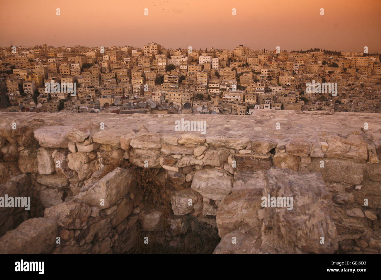 The City Centre of the City Amman in Jordan in the middle east Stock ...