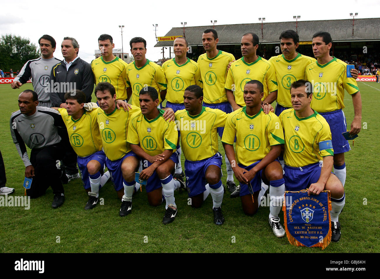 Soccer - Friendly - Exeter City v Brazil Stock Photo - Alamy