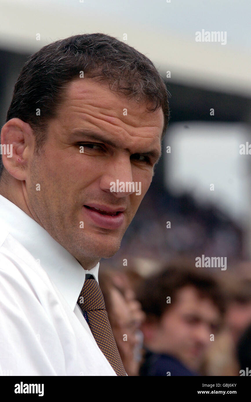 Ex england rugby player martin johnson on derby day hi-res stock ...