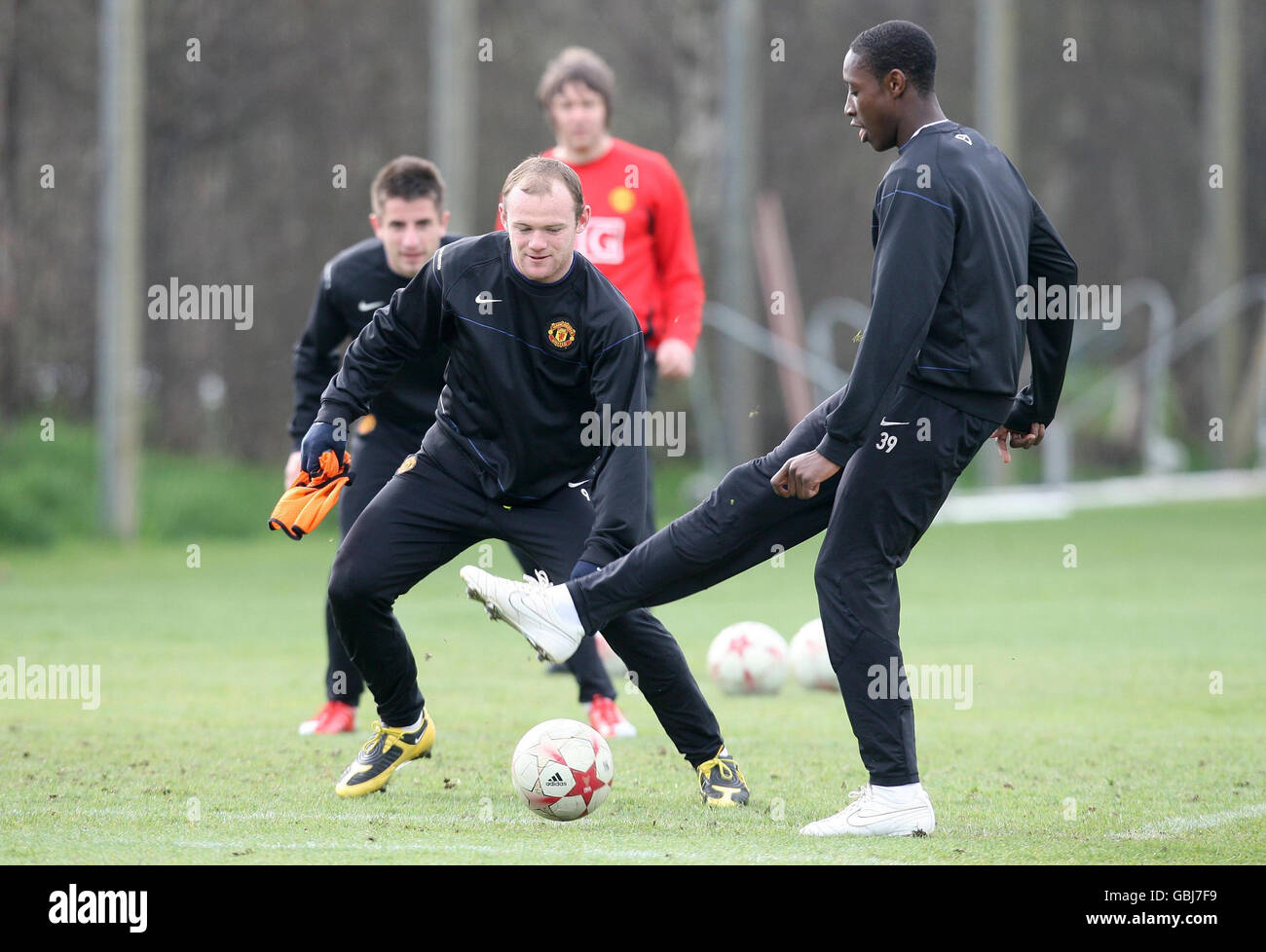 Manchester United Players At Carrington Training Ground High Resolution ...