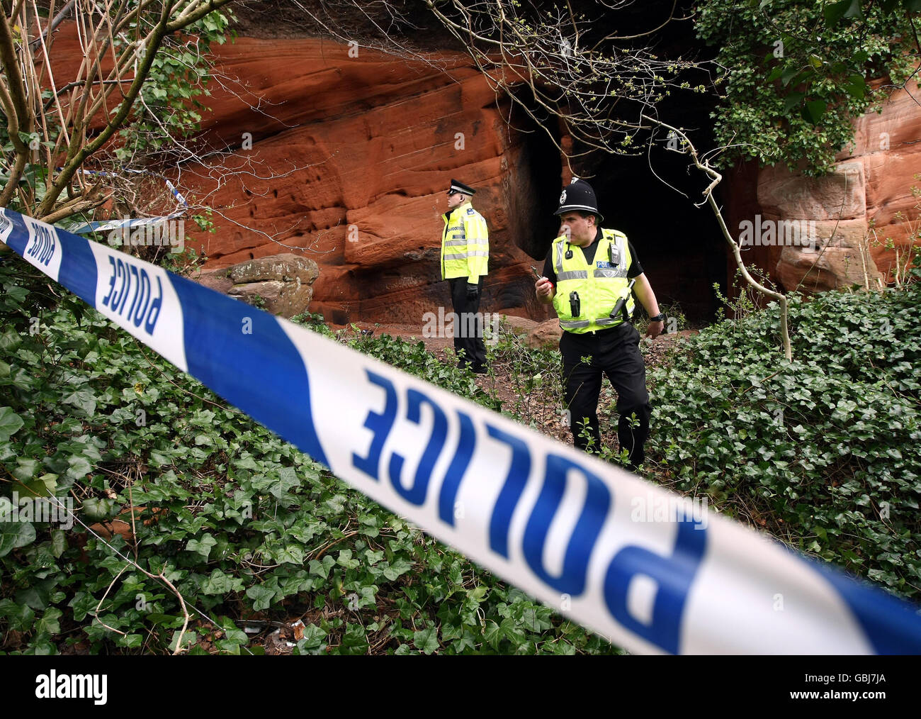 Cave roof collapse Stock Photo - Alamy