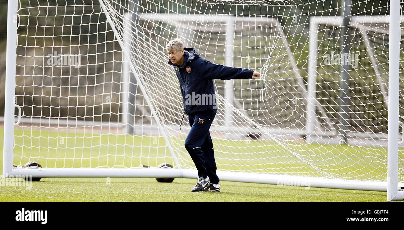 Soccer - Arsenal Training Session - London Colney Stock Photo - Alamy