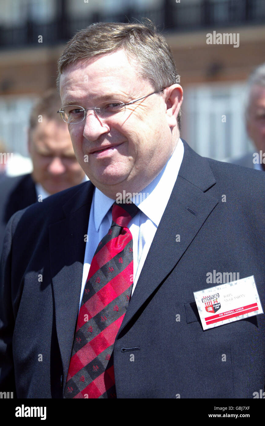 Soccer - English Football League - Press Conference Stock Photo - Alamy