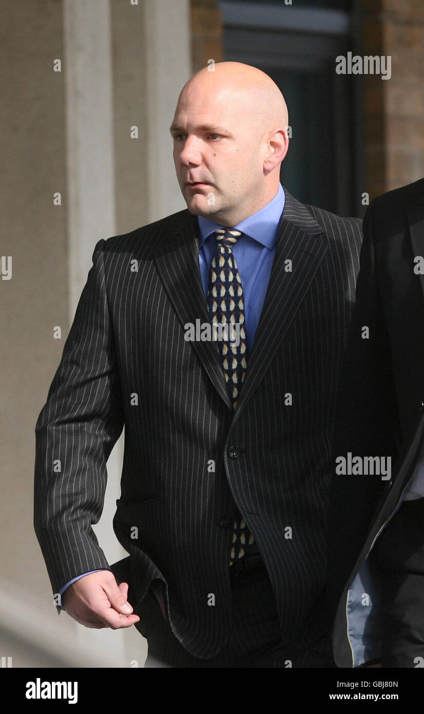 Police in court Stock Photo - Alamy