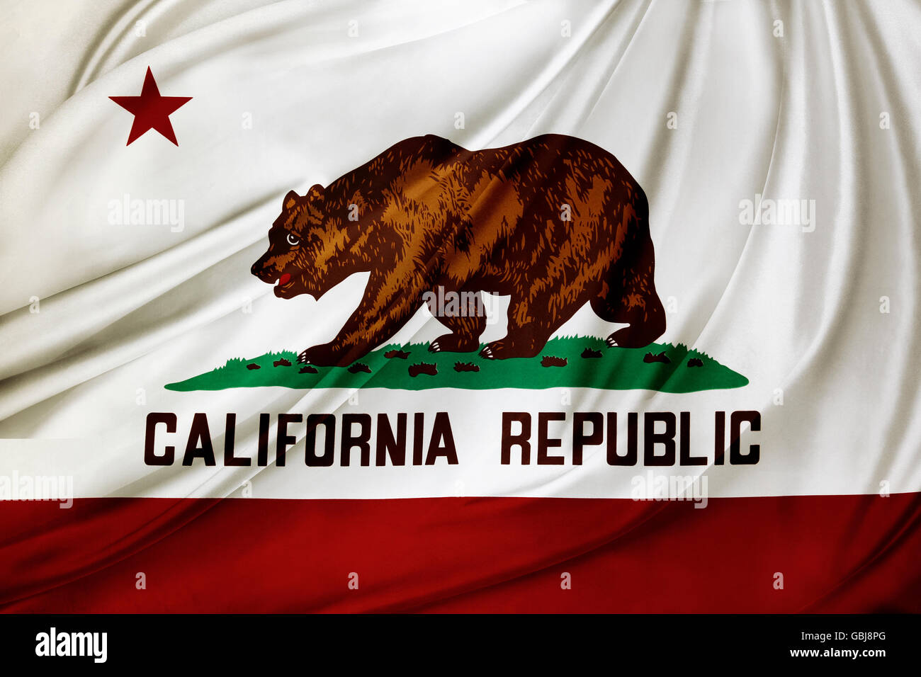 California state flag hi-res stock photography and images - Alamy