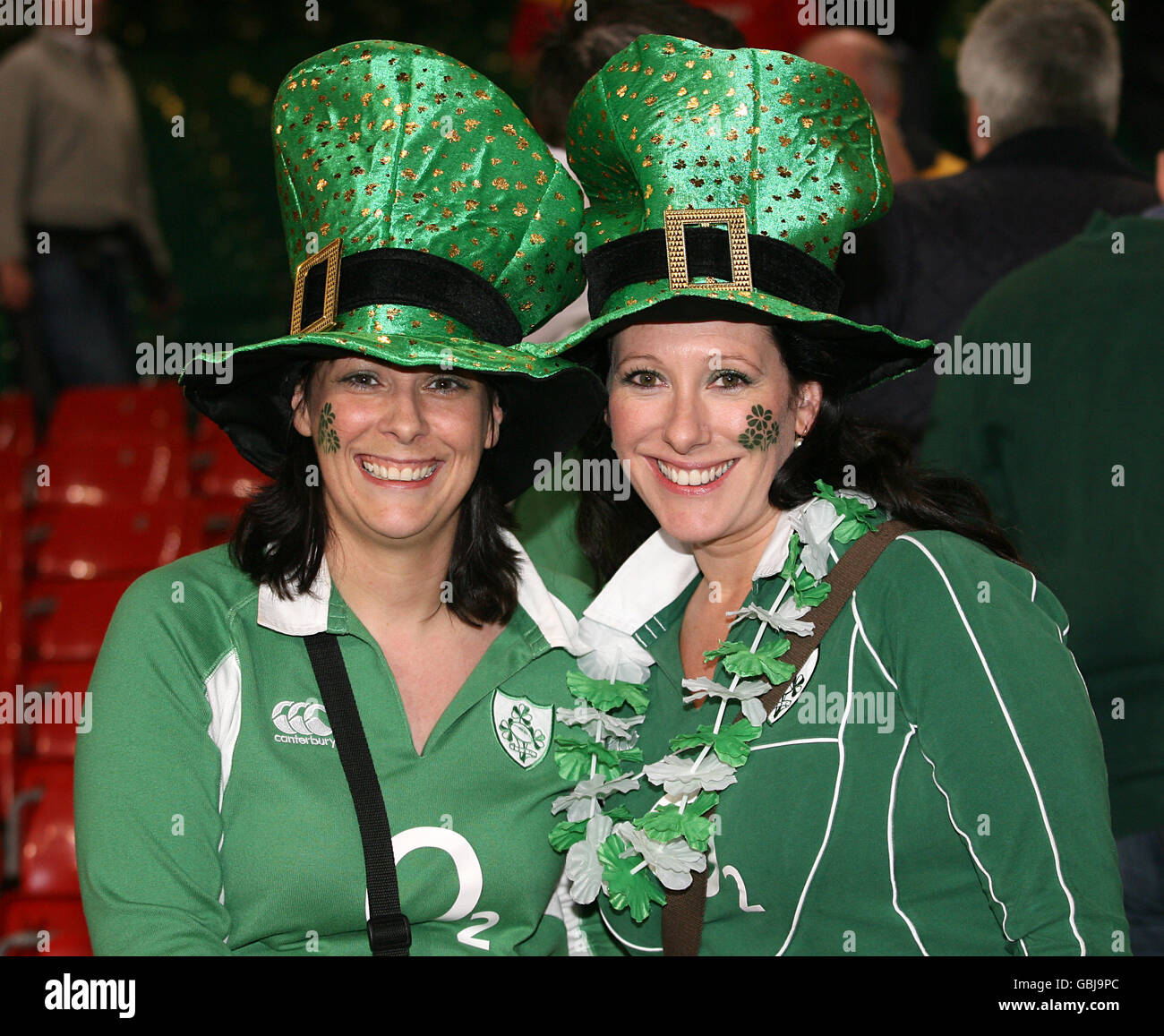Ireland fans show support in stands hi-res stock photography and images ...