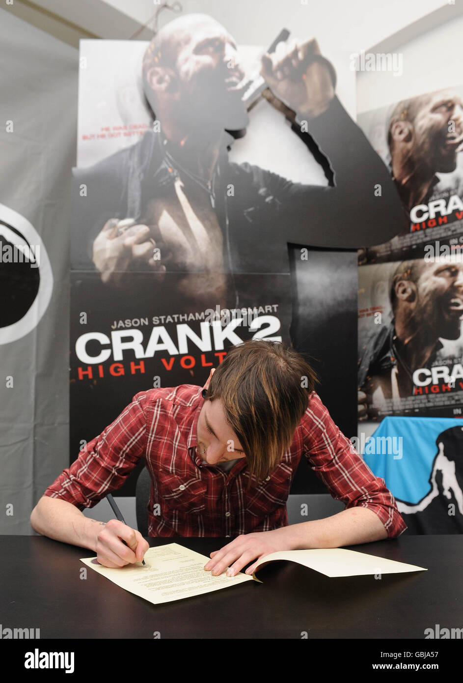 Crank high voltage poster hi-res stock photography and images - Alamy