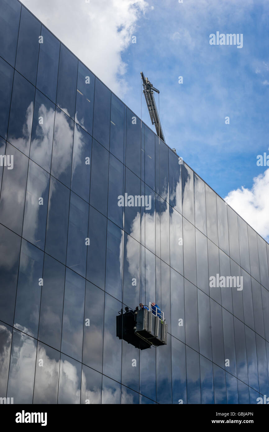 Standing Man, Paddington Basin, London Stock Photo - Alamy