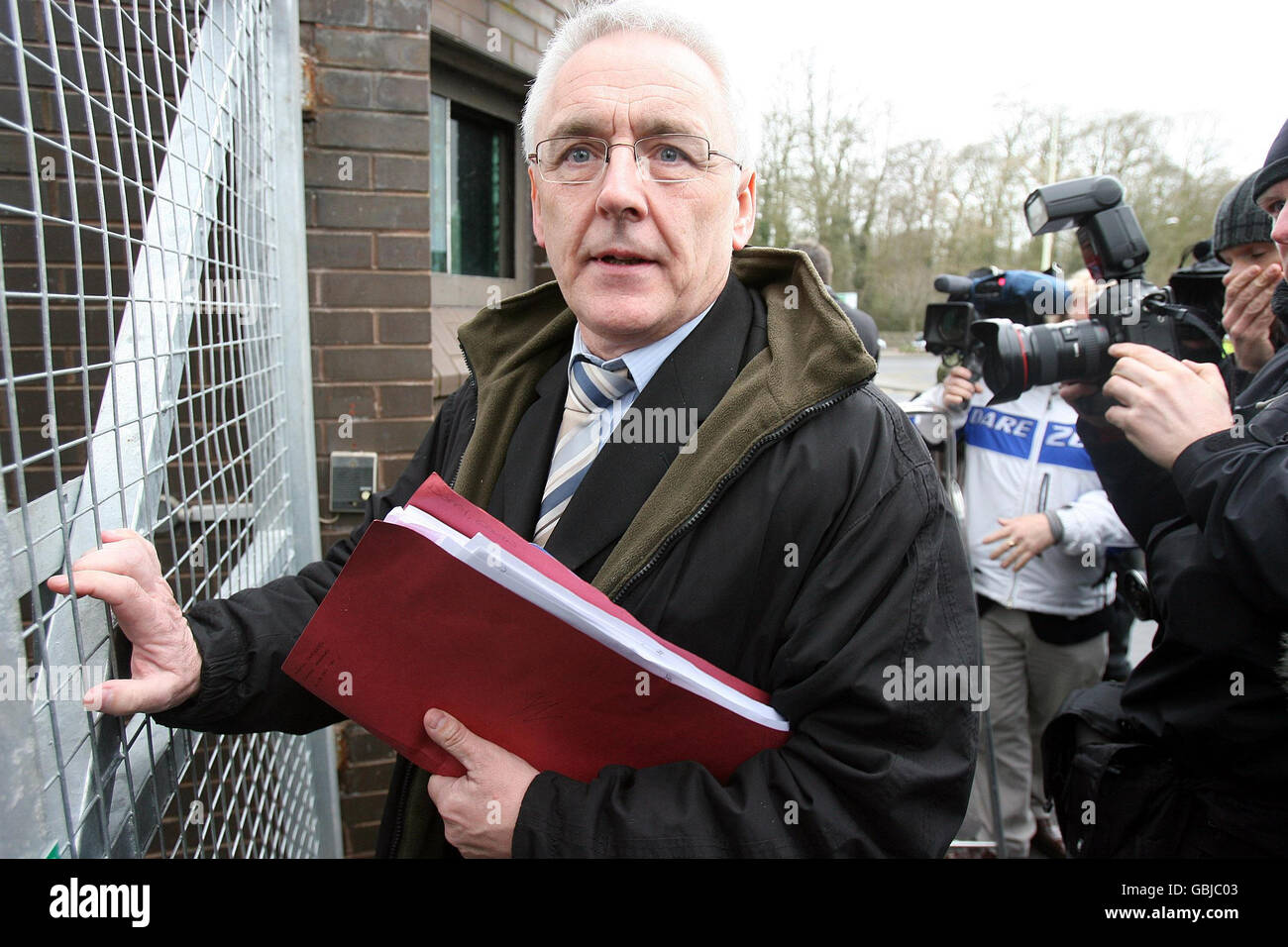 RETRANSMISSION with corrected caption. Pat Vernon, solicitor for Colin ...