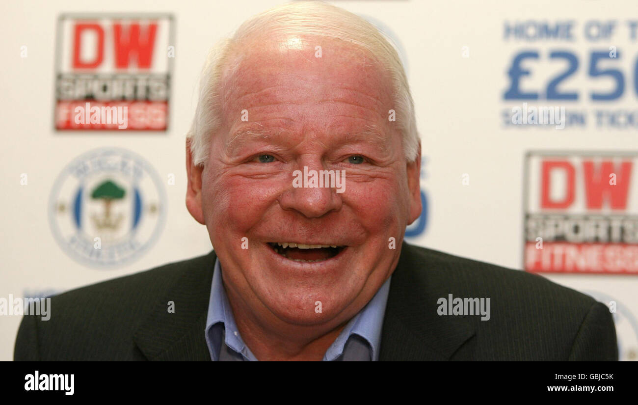 Wigan Chairman Dave Whelan announces the renaming of the JJB Stadium ...