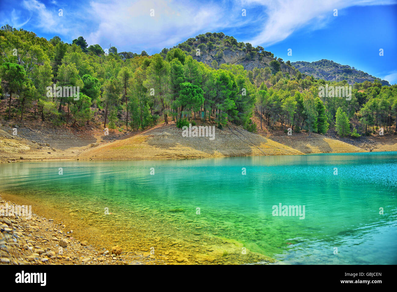 Malaga lake hi-res stock photography and images - Alamy