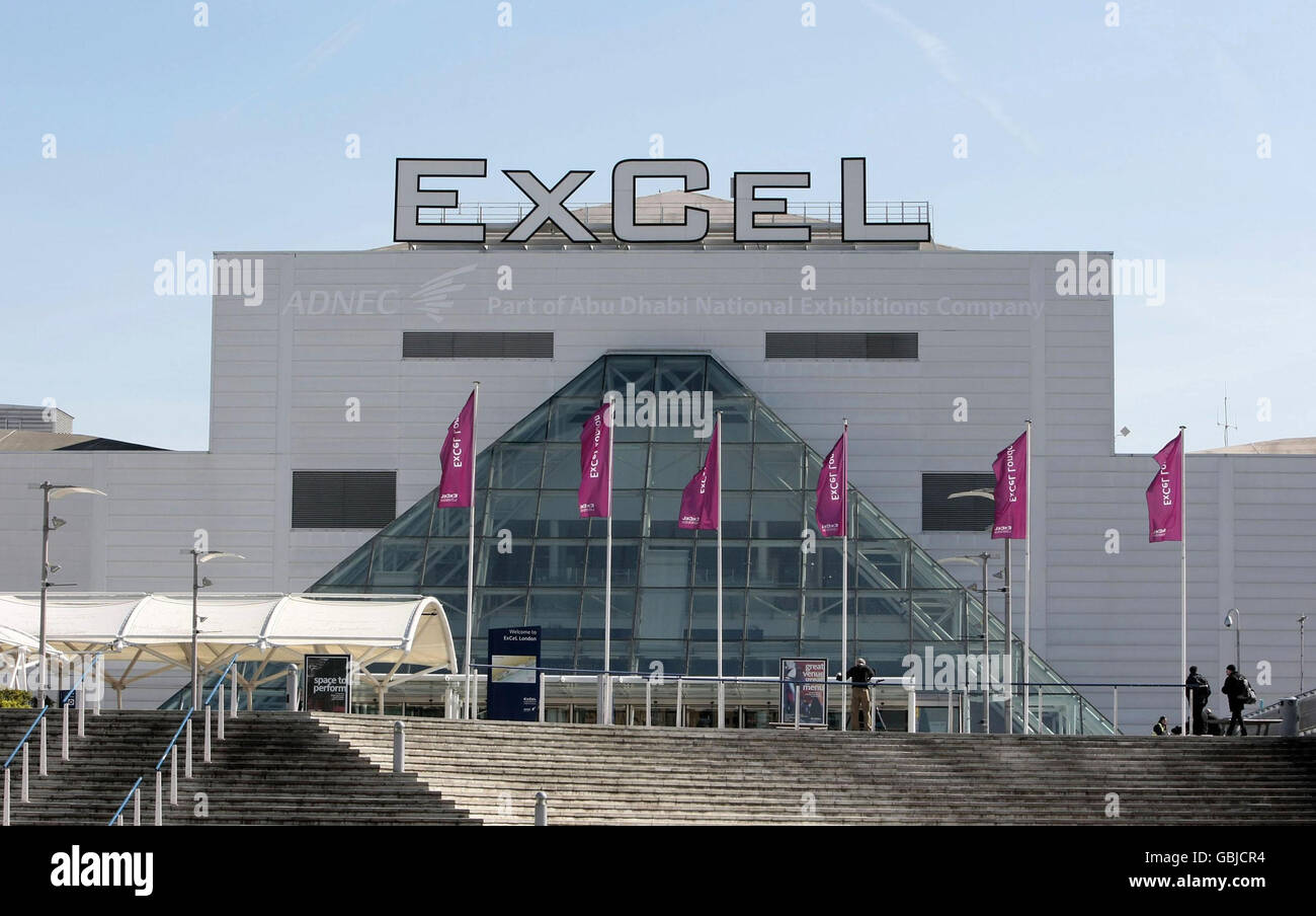 A general view of the Excel building in London's Docklands as final ...