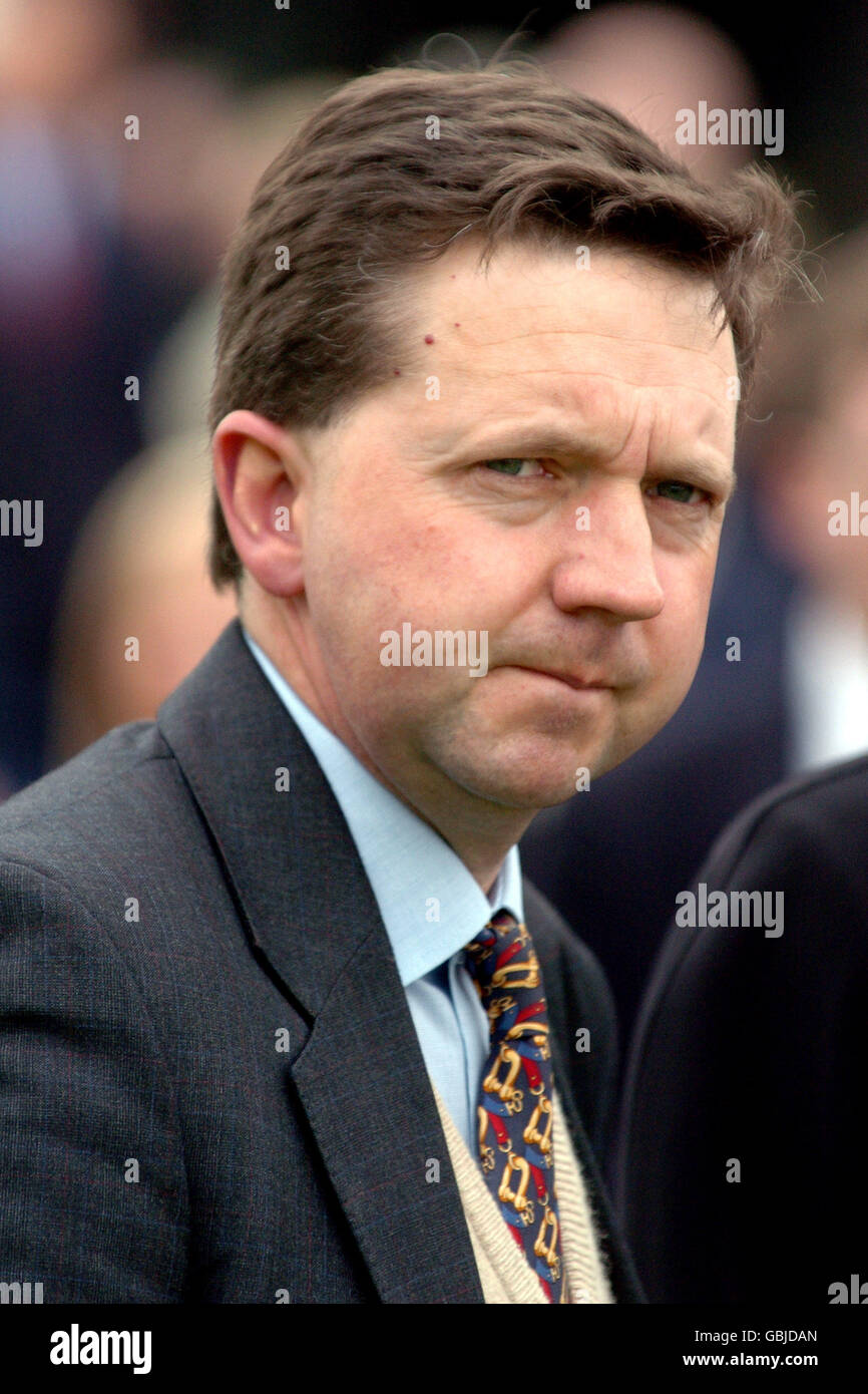 Horse Racing, York Races. Trainer Tim Easterby Stock Photo - Alamy