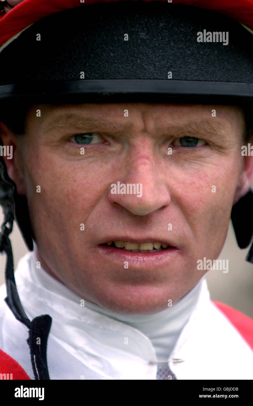 Horse Racing, York Races. Jockey Dale Gibson Stock Photo - Alamy
