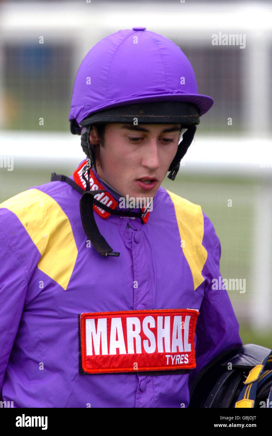 Horse Racing - York Races. Jockey Chris Catlin Stock Photo - Alamy