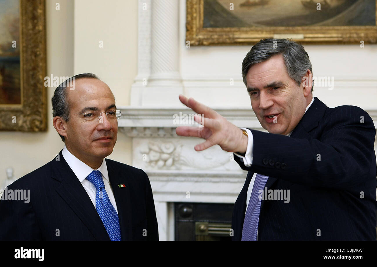 Mexico president state visit britain hi-res stock photography and ...