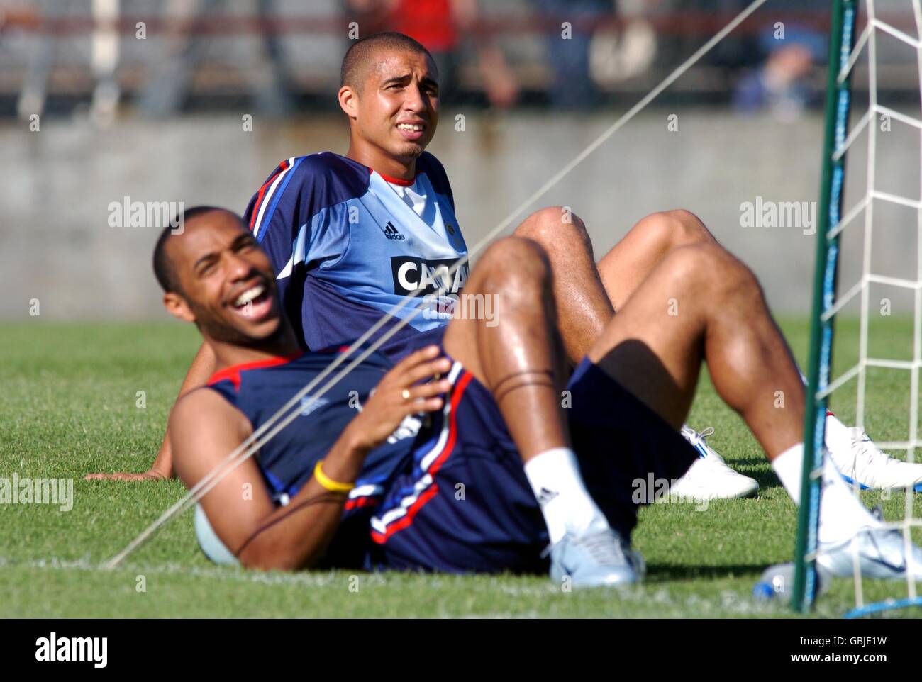 Thierry henry and david trezeguet hi-res stock photography and images ...