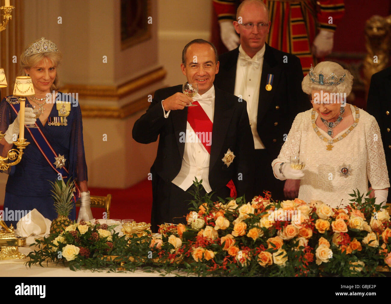 Queen Elizabeth II and the President of the United Mexican States ...