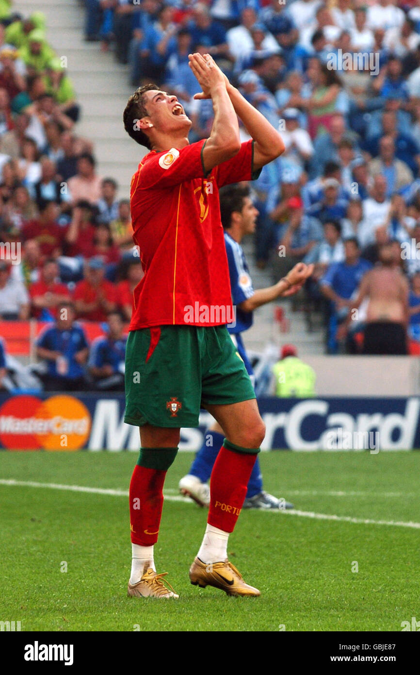 Soccer uefa european championship 2004 group a portugal v greece hi-res ...