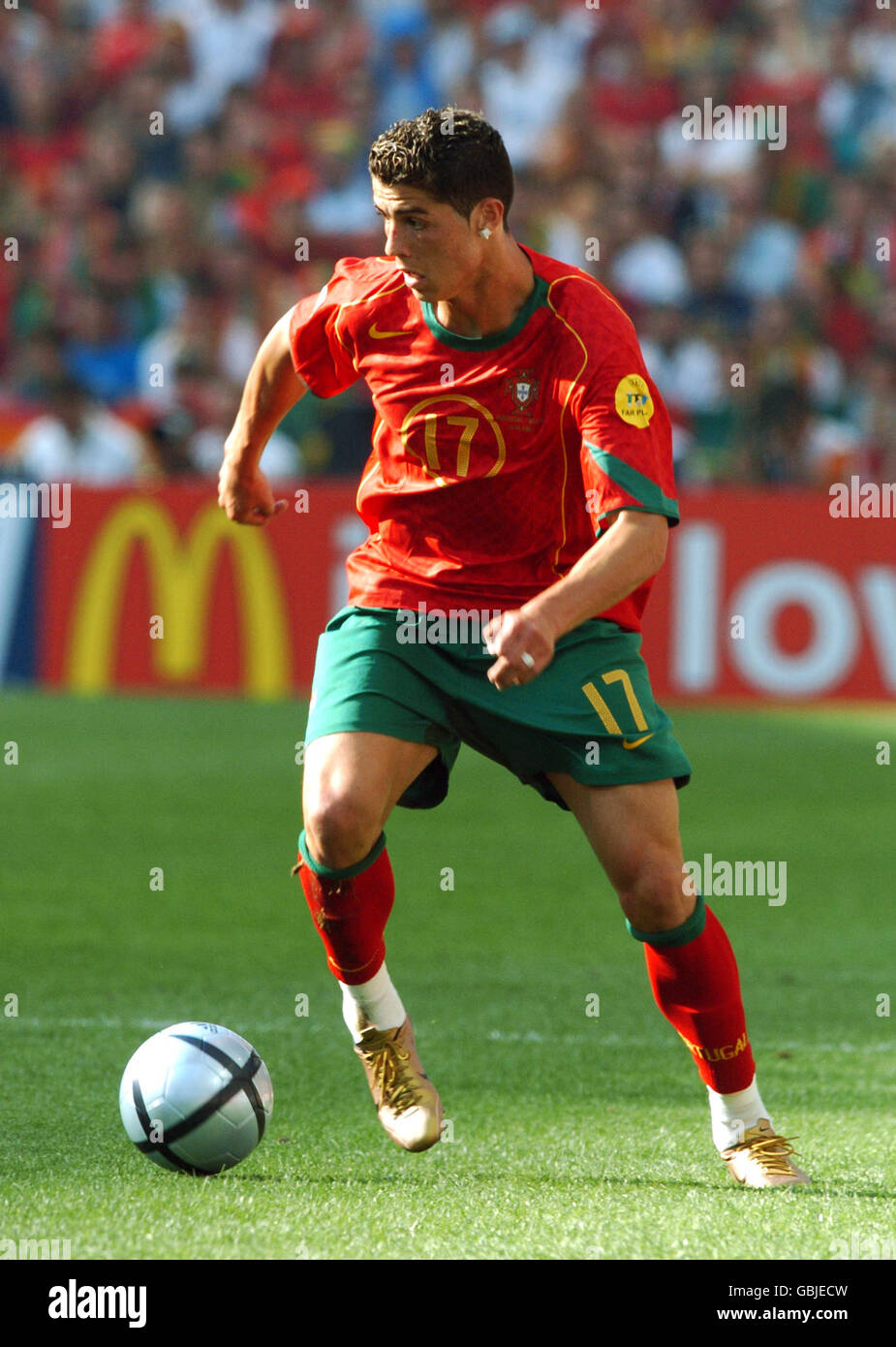 Cristiano ronaldo portugal 2004 greece hi-res stock photography and ...