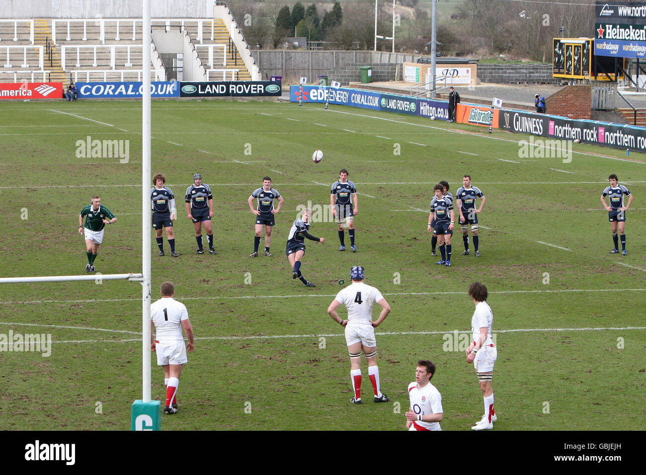 Rugby union england under 18 scotland under 18 kingston park hi-res ...