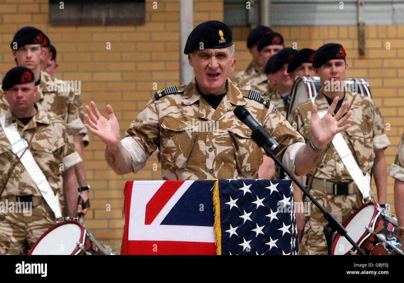 In his hand a command staff hi-res stock photography and images - Alamy